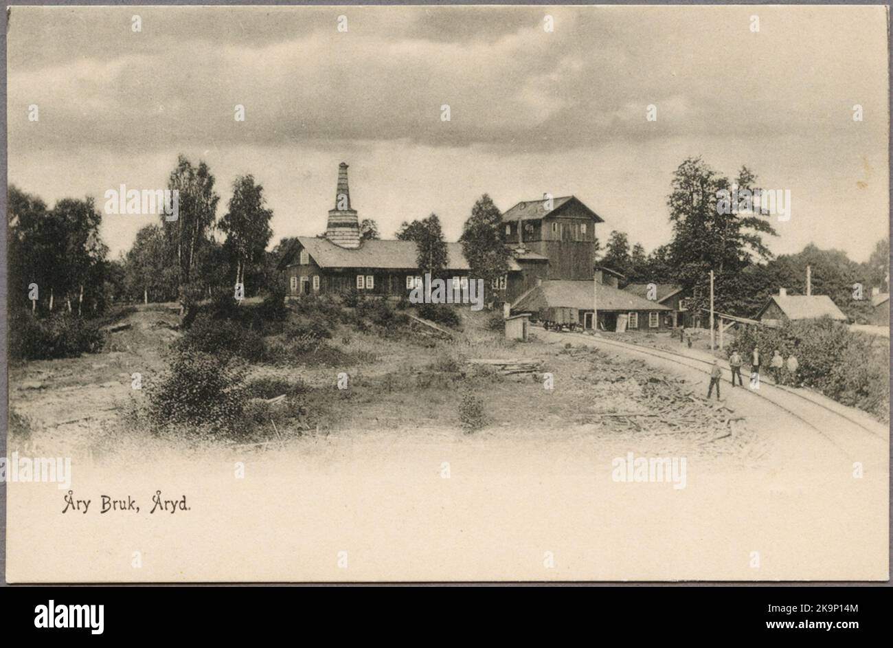 Ironworks in Åryd Stock Photo - Alamy