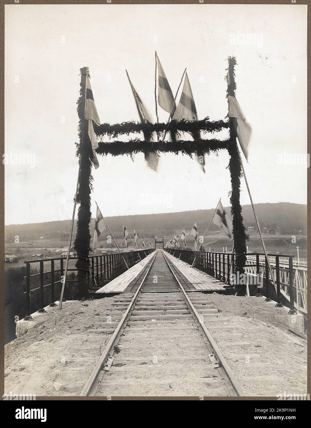 Inauguration of the new bridge over the Ångerman River at Forsmo Stock ...