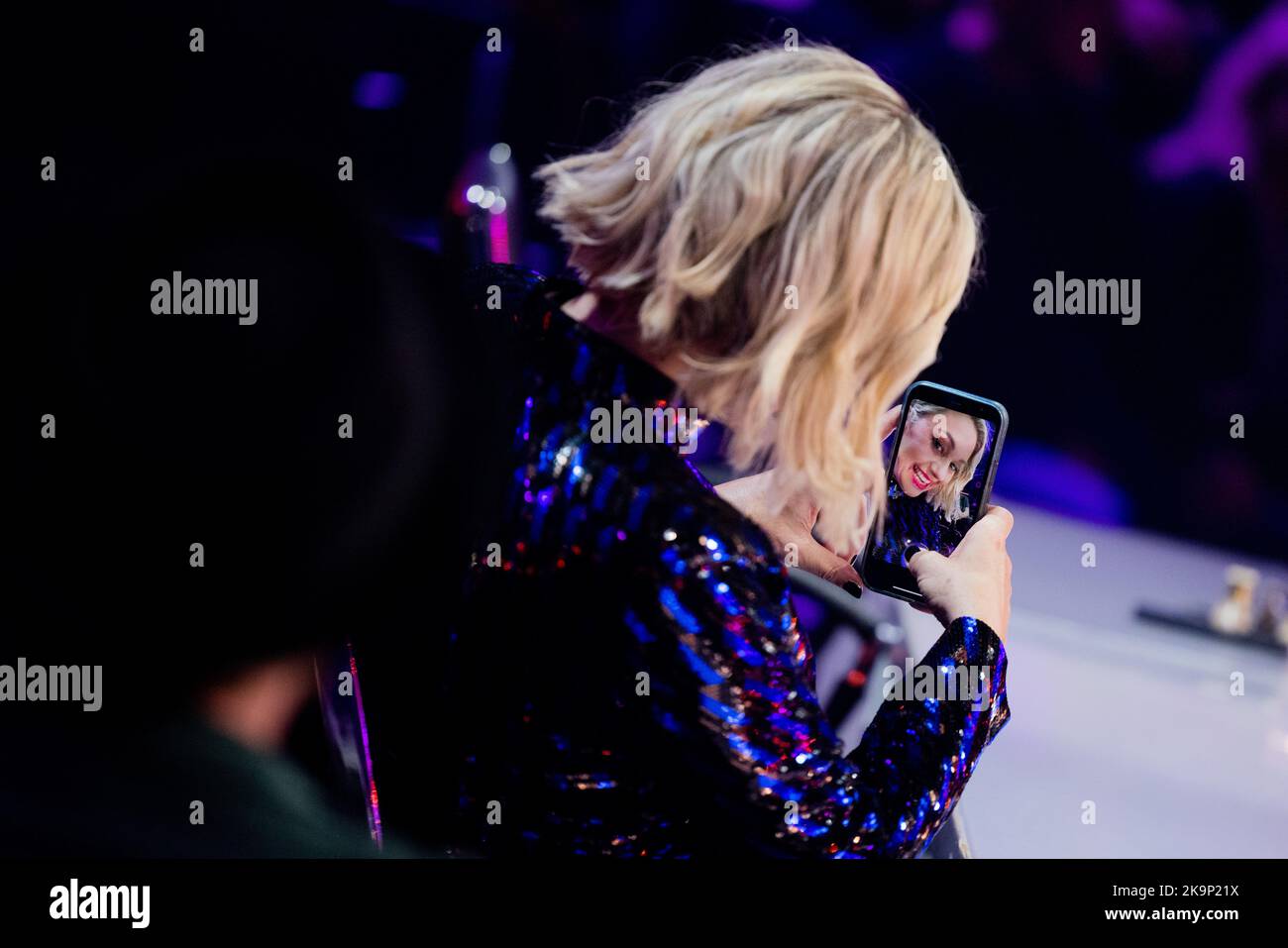 Cologne, Germany. 29th Oct, 2022. Ruth Moschner from the guessing team ...