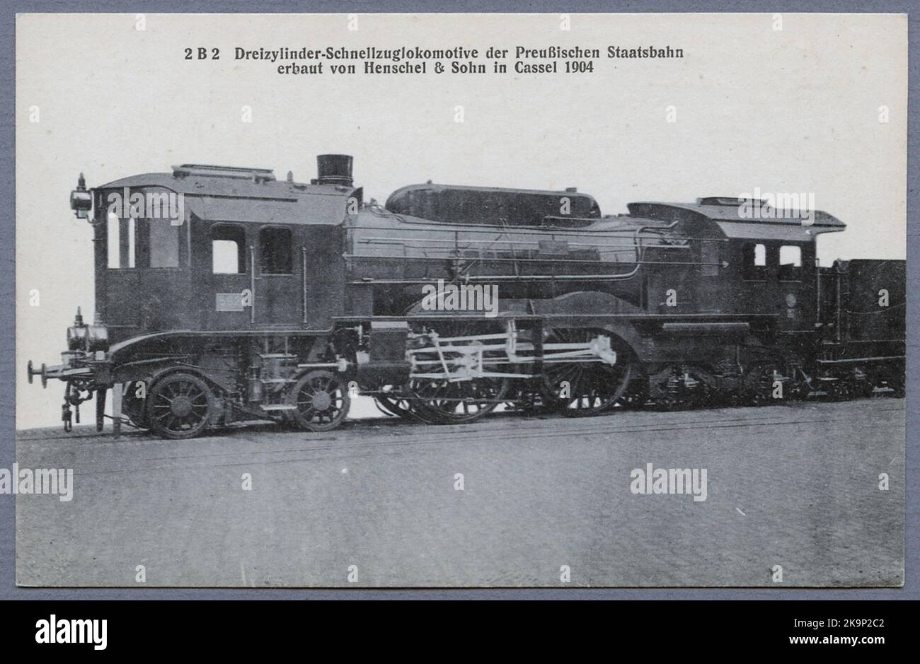 Tyskt Ånglok, Prussian State Railways 582 Stock Photo - Alamy