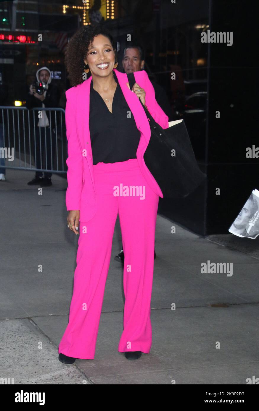 New York, NY, USA. 28th Oct, 2022. Tembi Locke seen in New York City on ...