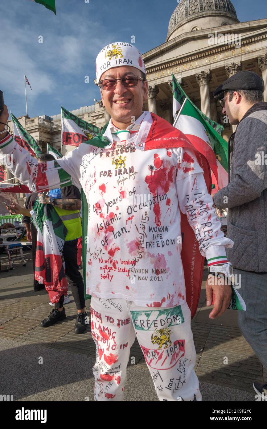 London, UK. 29 Oct 2022. After the death of 22 year Mahsa Amini in Iran ...