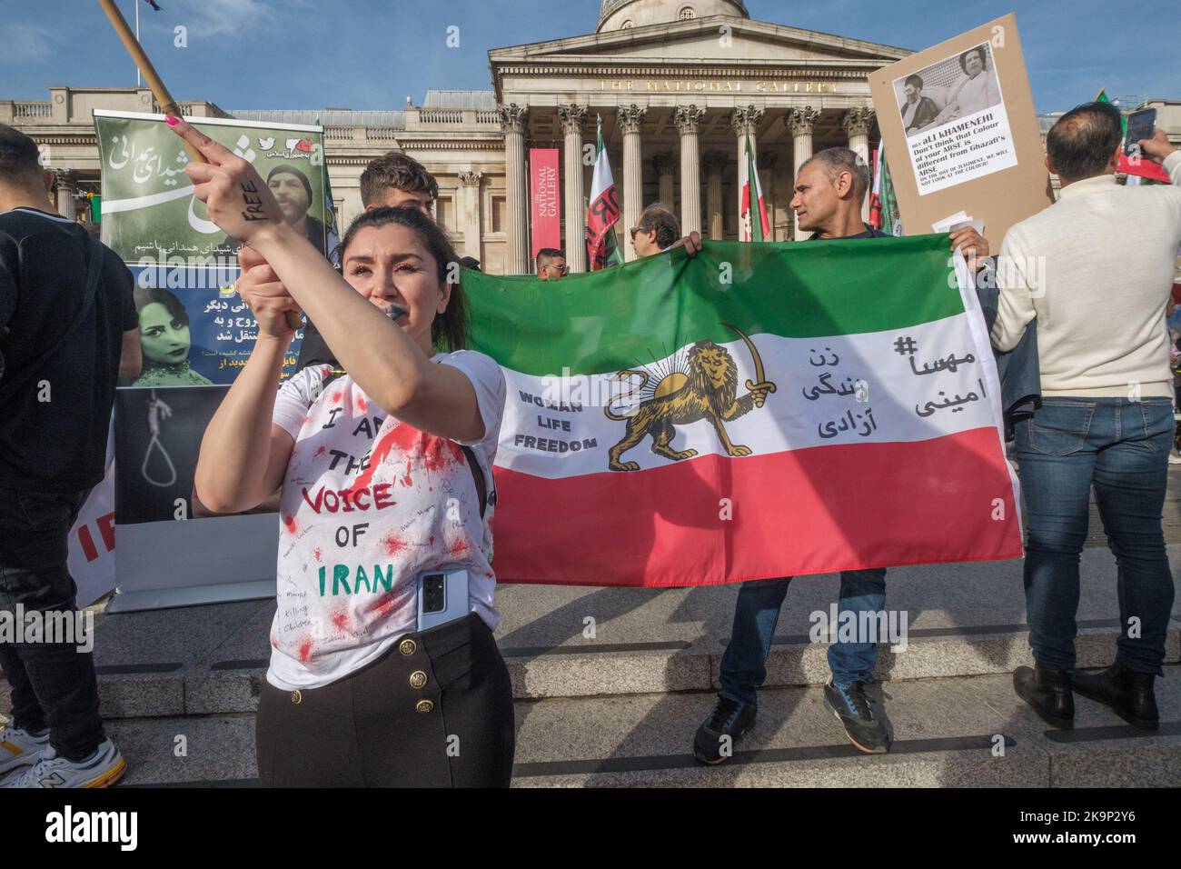 London, UK. 29 Oct 2022. After the death of 22 year Mahsa Amini in Iran ...