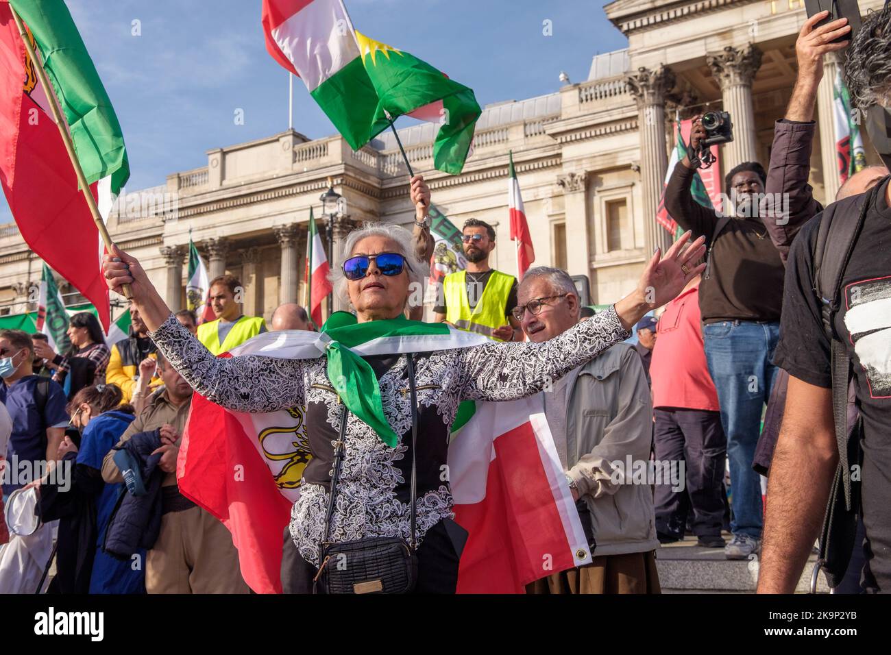 London, UK. 29 Oct 2022. After the death of 22 year Mahsa Amini in Iran ...