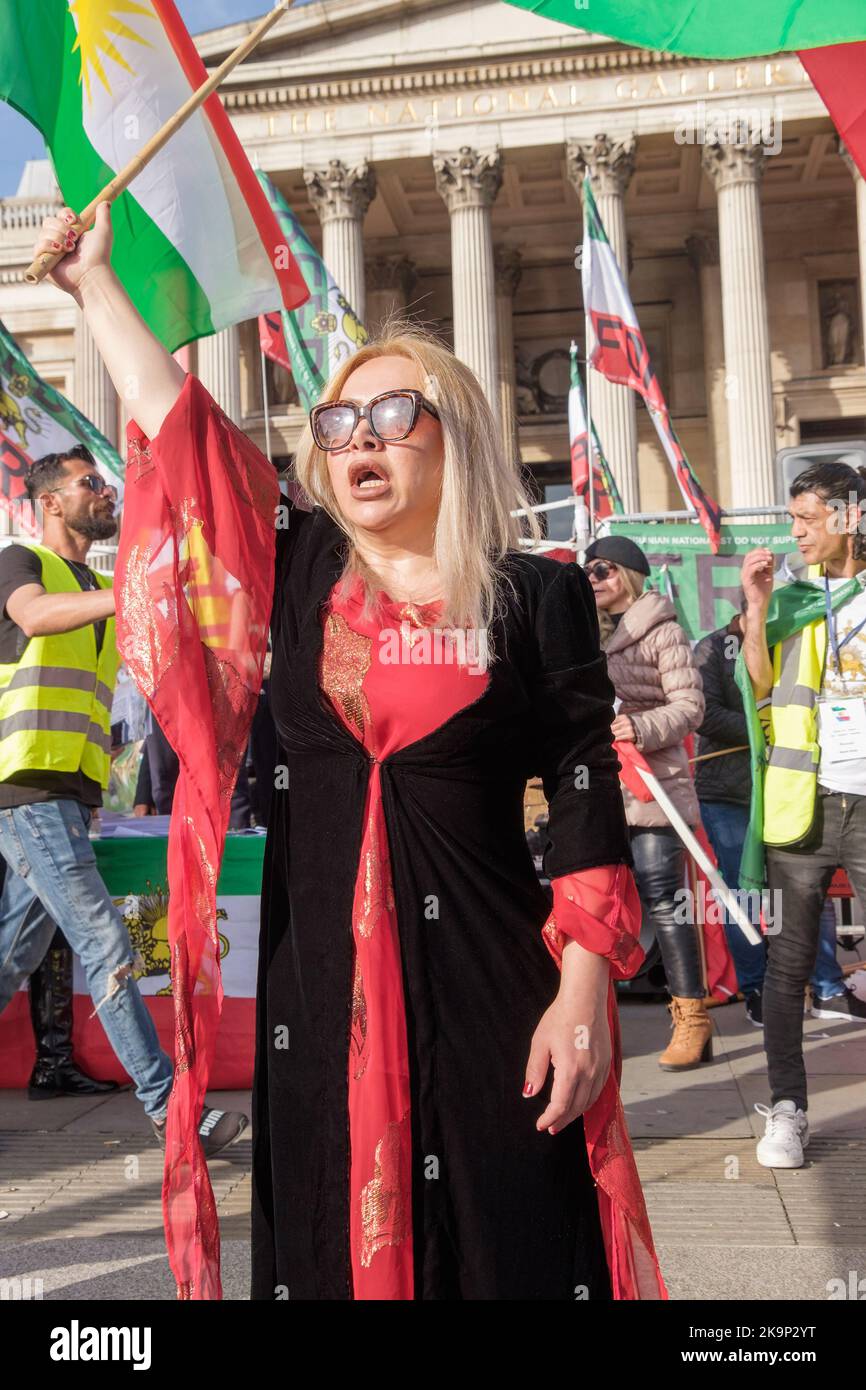 London, UK. 29 Oct 2022. After the death of 22 year Mahsa Amini in Iran ...