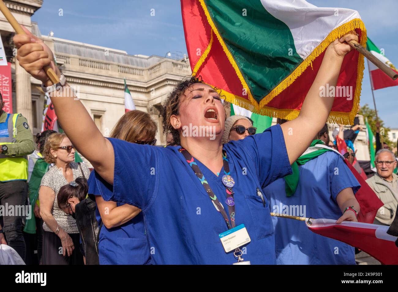 London, UK. 29 Oct 2022. After the death of 22 year Mahsa Amini in Iran ...