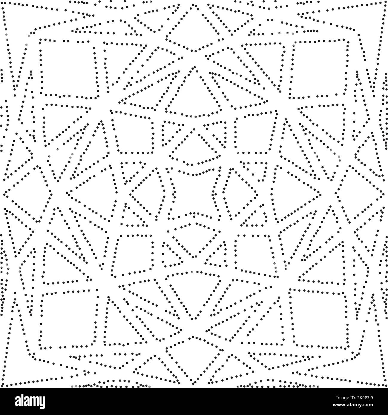 Abstract eleemnt for design of geometric dotted lines Stock Vector ...