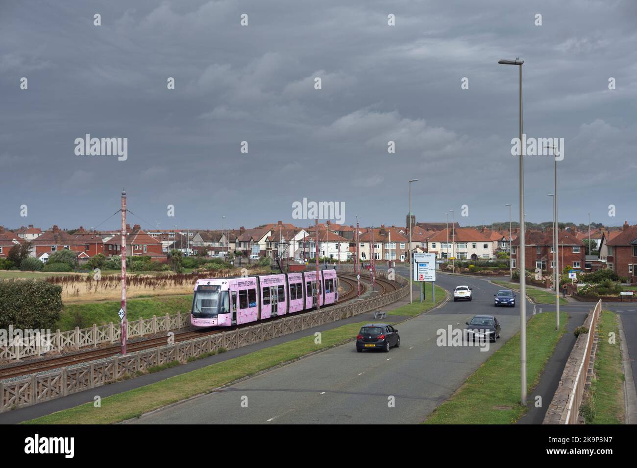 Queens Promenade, Bispham Blackpool and Fleetwood Bombardier flexity ...