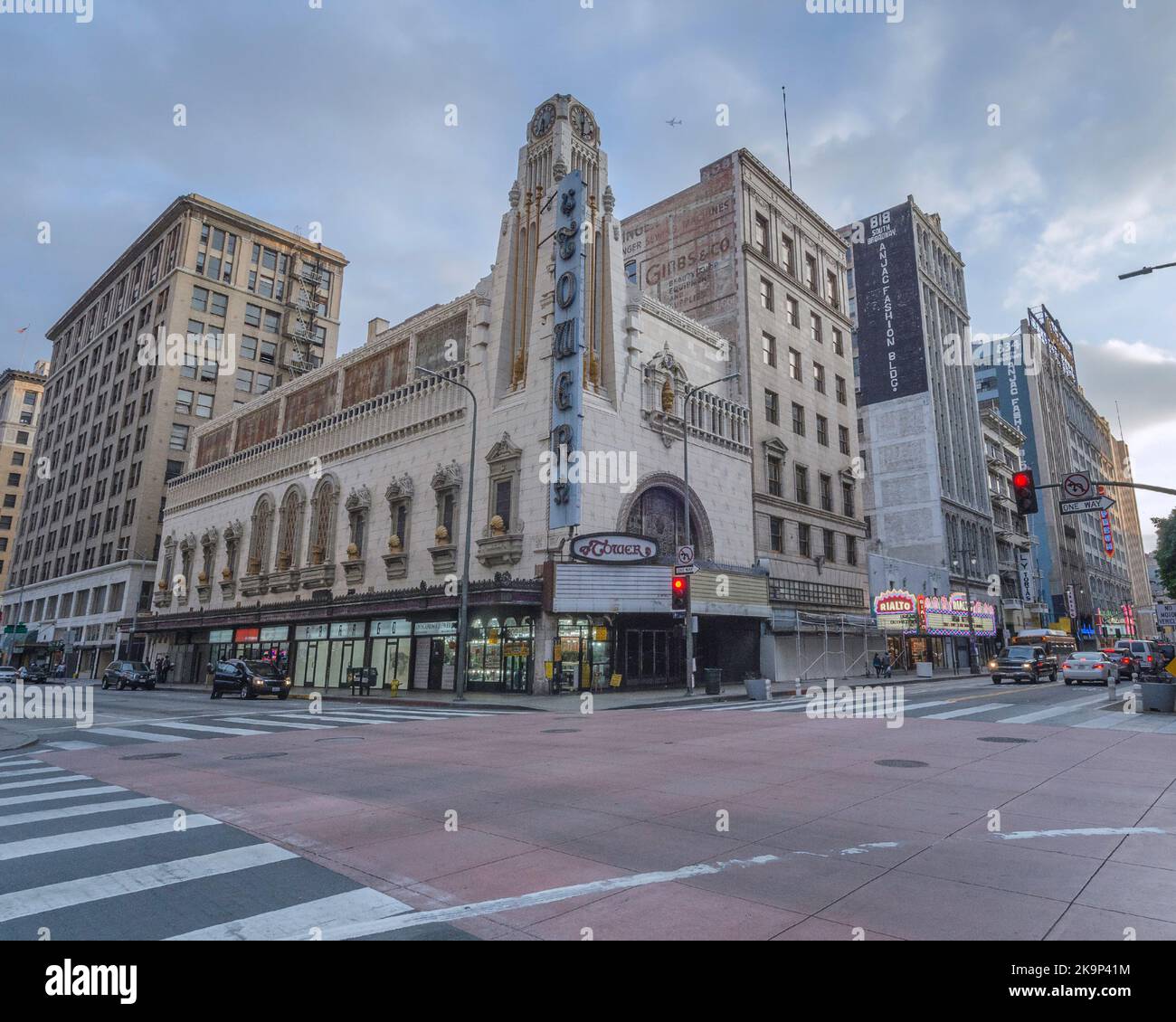 Los Angeles, CA, USA – February 21, 2015: Exterior of the Tower Theatre ...