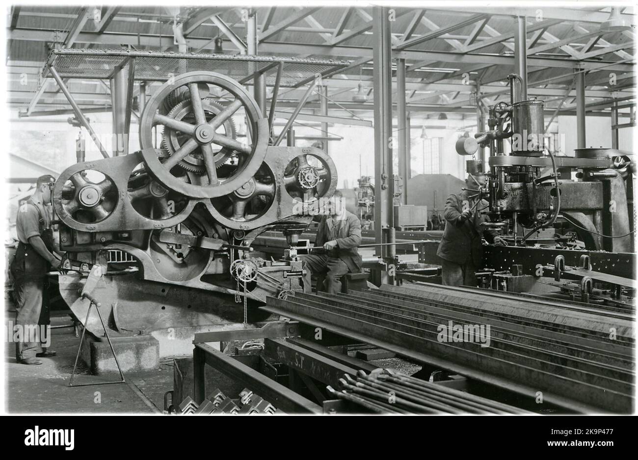 Machine maintenance factory Cut Out Stock Images & Pictures - Alamy