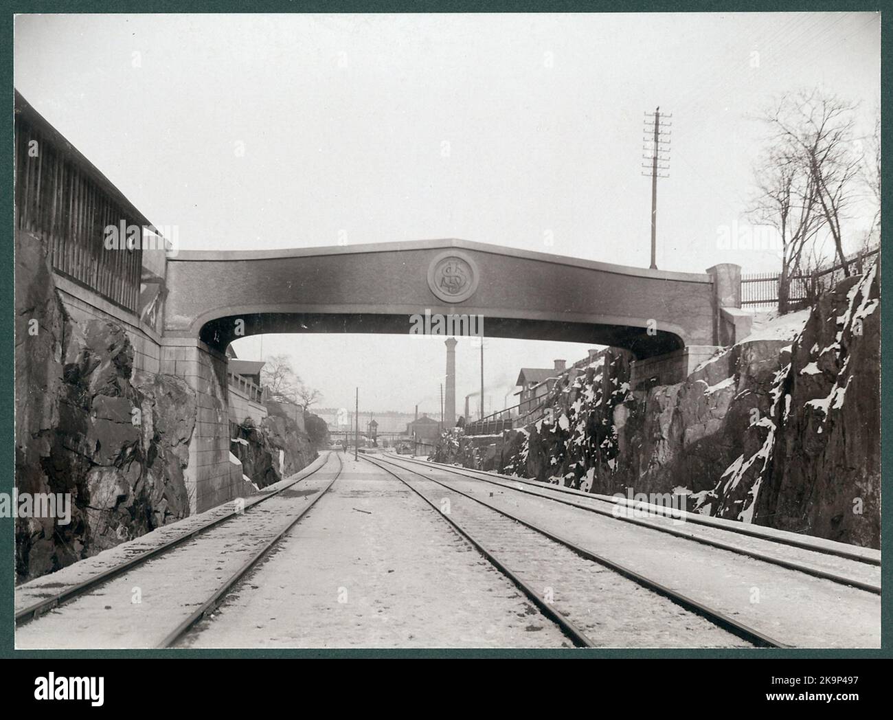 Road bridge at Liljeholmen Stock Photo - Alamy