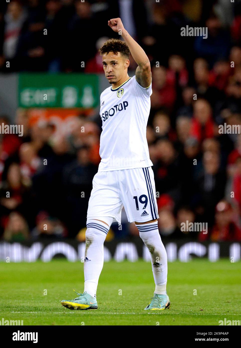 Leeds United's Rodrigo Moreno celebrates scoring their side's first ...