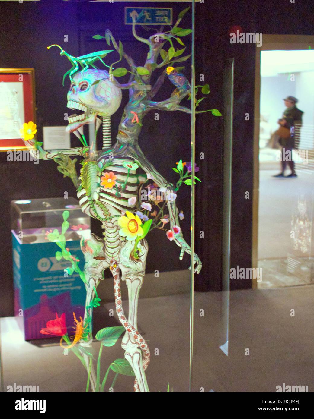 day of the dead display at the museum of religion Glasgow, Scotland, UK ...