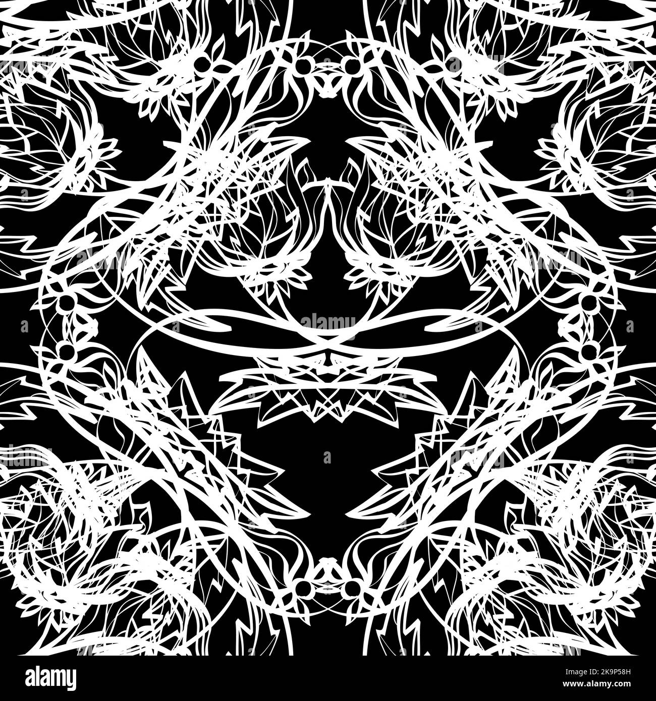 Abstract black and white background for posters, wallpapers, web ...