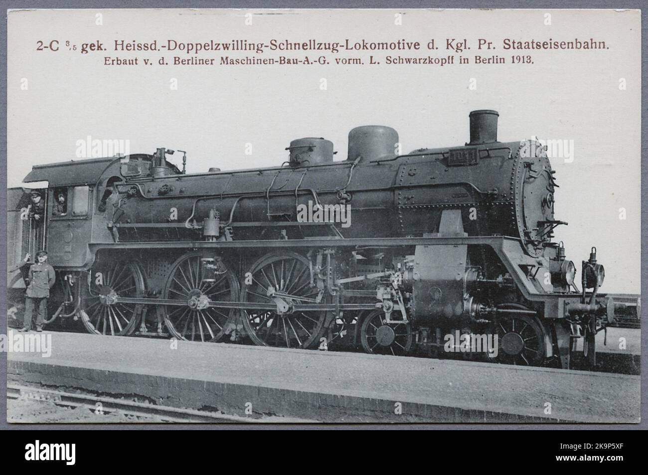 Tyskt Ånglok, Prussian State Railways 1011 Stock Photo - Alamy