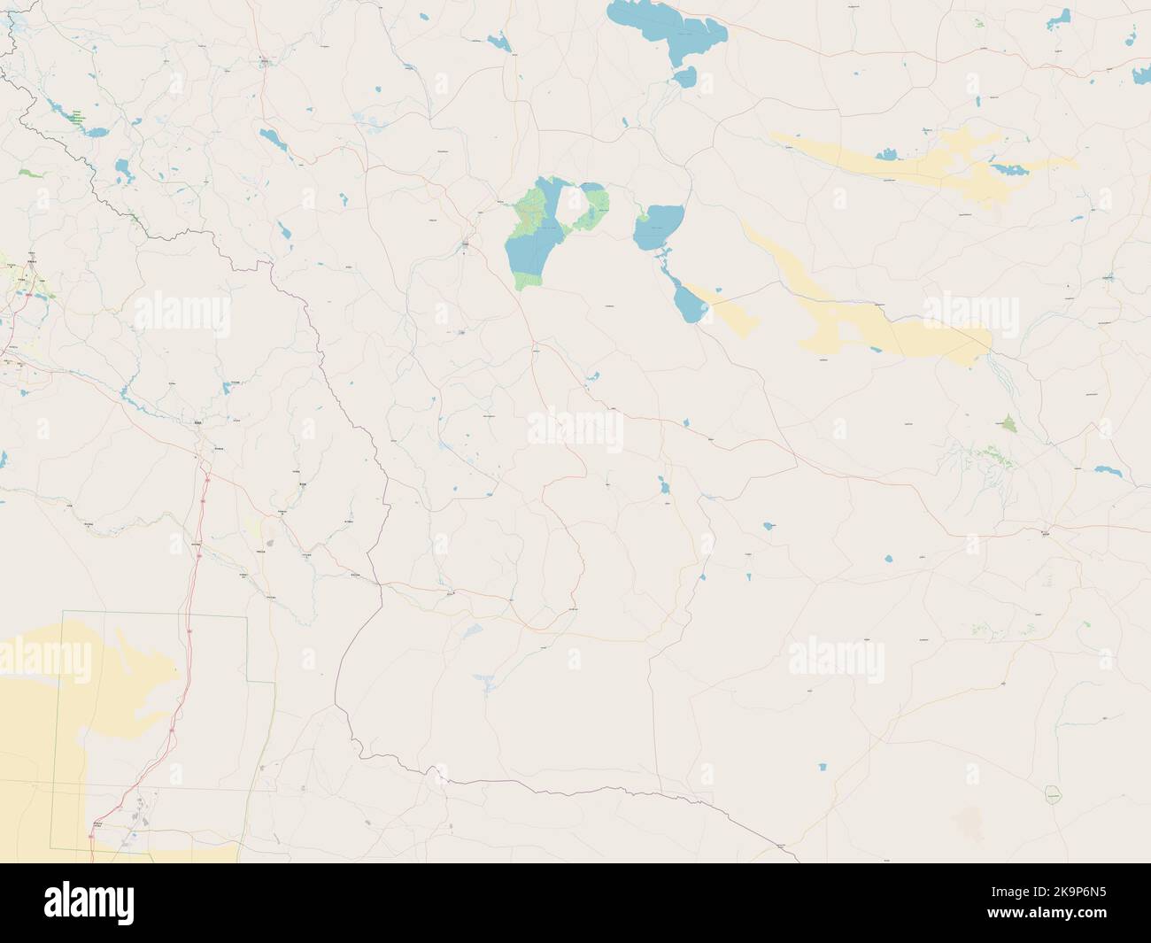 Hovd, province of Mongolia. Open Street Map Stock Photo - Alamy