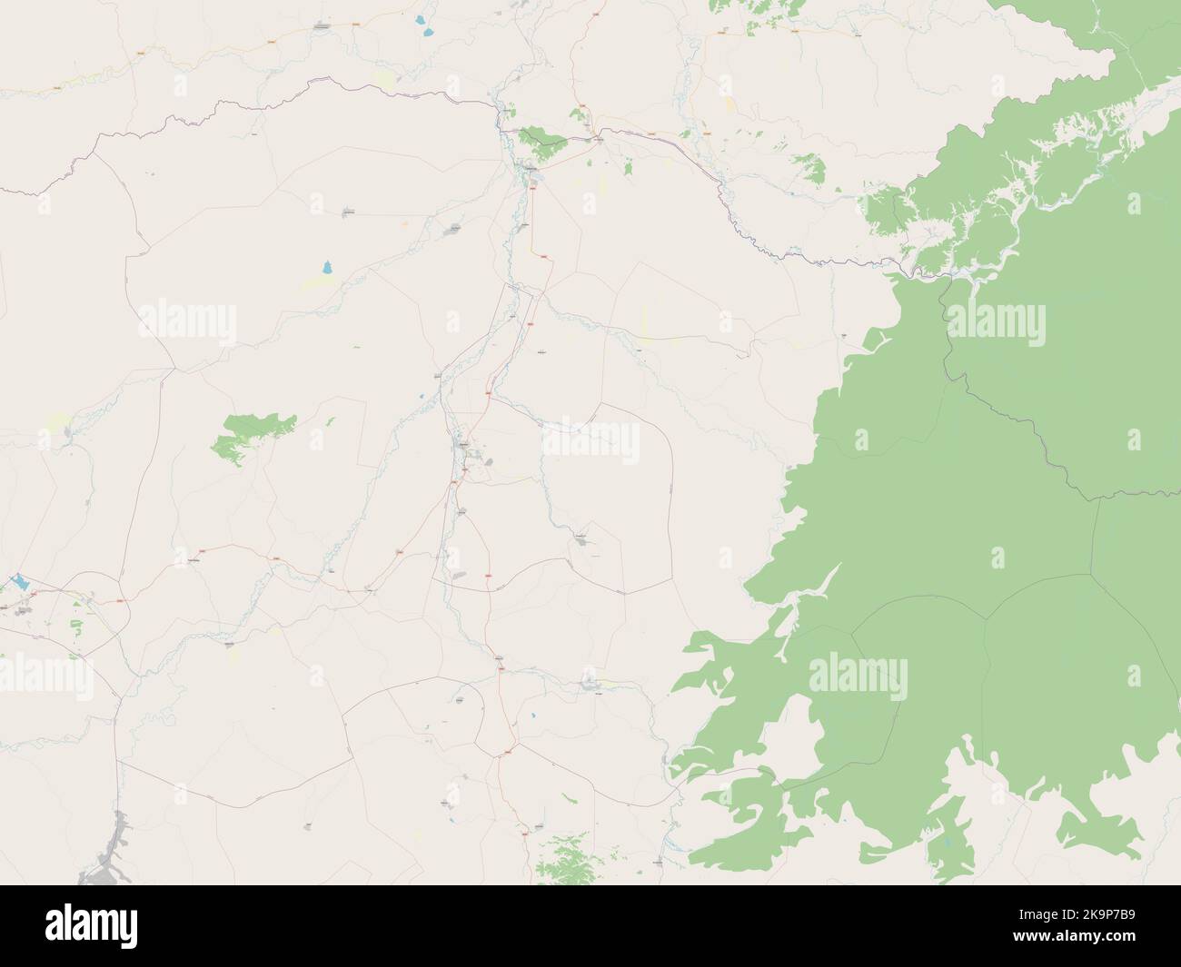 Selenge outline map hi-res stock photography and images - Alamy