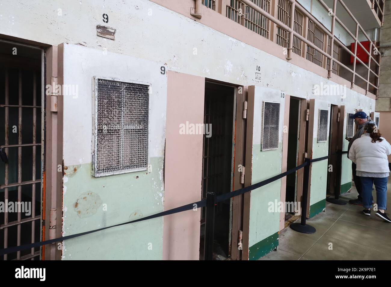 3-1-2021:San Francisco, California: Prison cells in Alcatraz island ...
