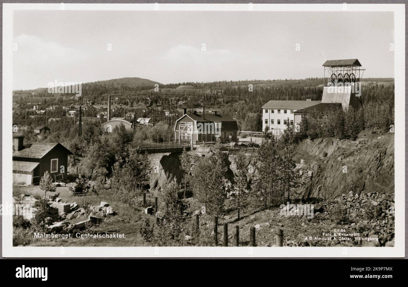 Malmberget mining area Stock Photo - Alamy