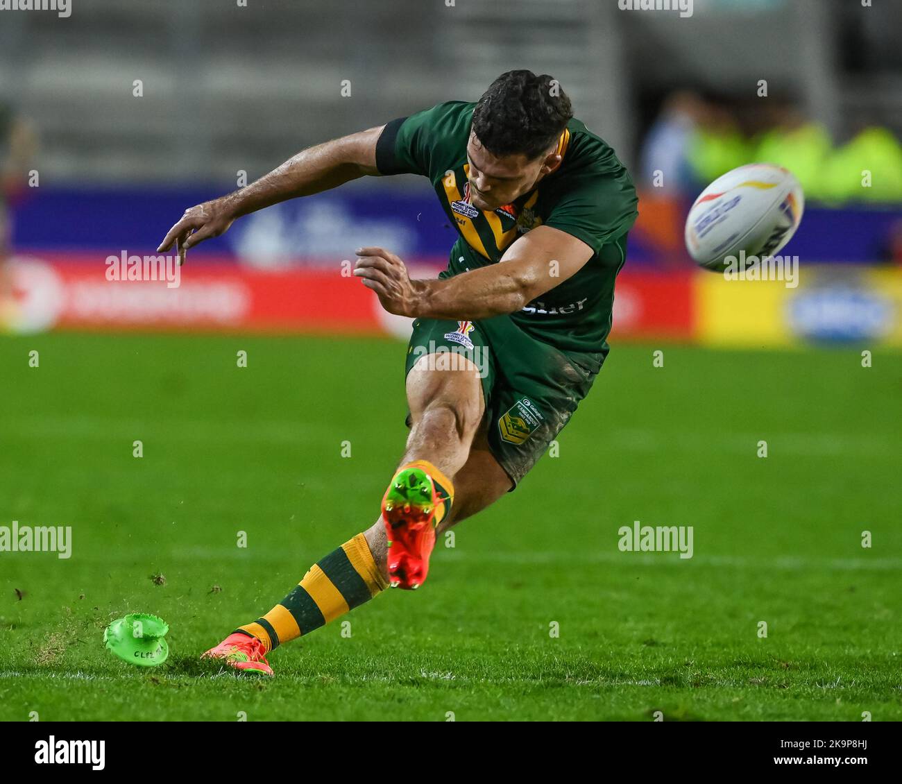 Nathan Cleary of Australia converts his sides try during the Rugby ...