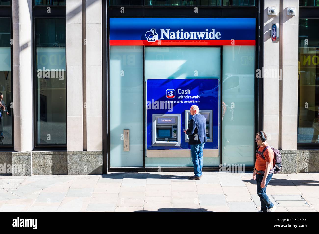London, United Kingdom - June 22, 2018: Nationwide bank company ...