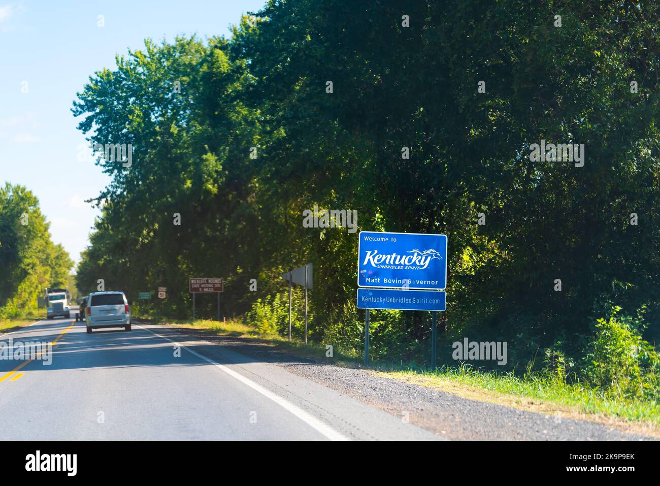 Kentucky highway sign hi-res stock photography and images - Alamy