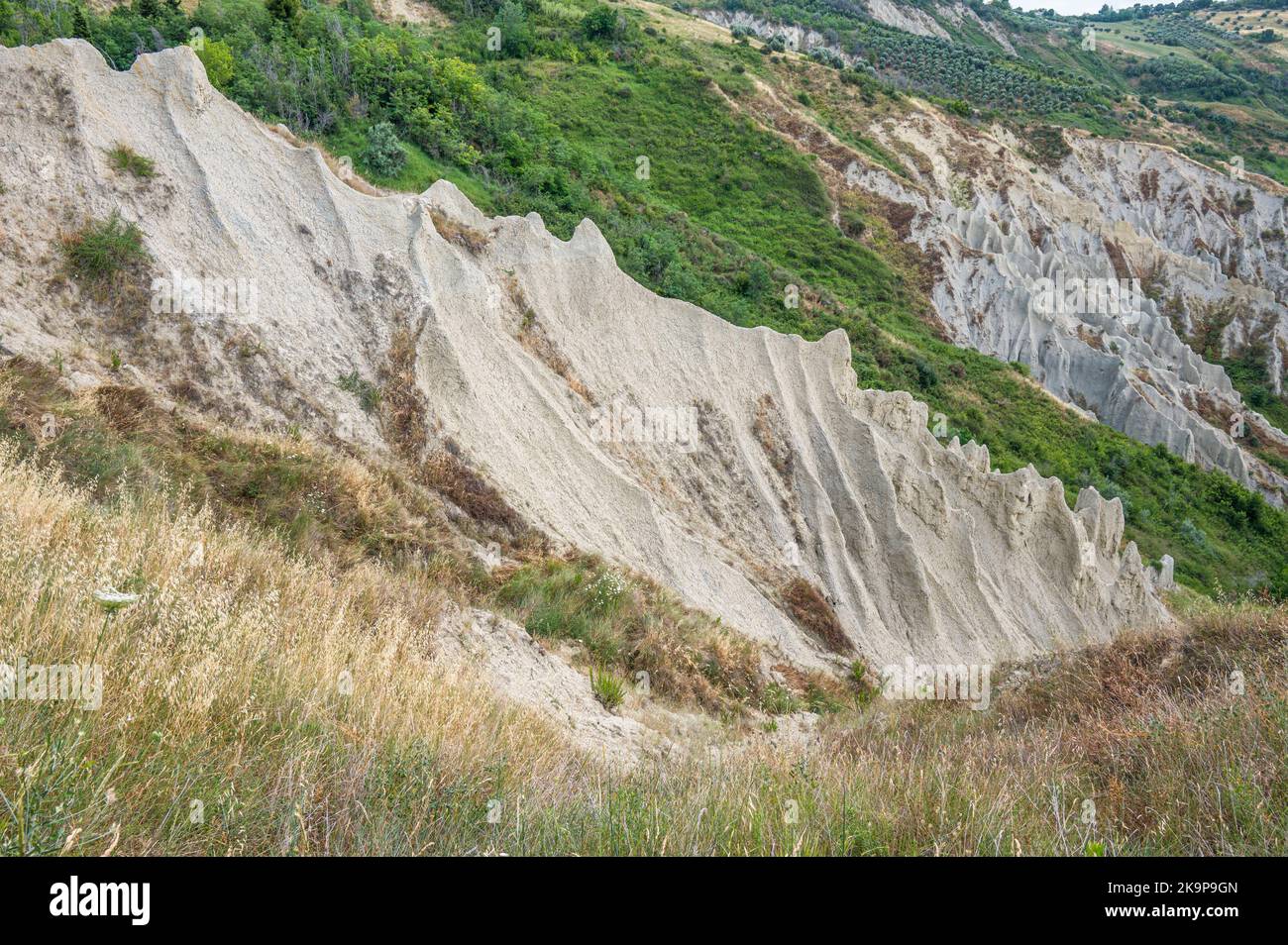 The calanchi di Atri with its stupendous and amazing clayey formations ...