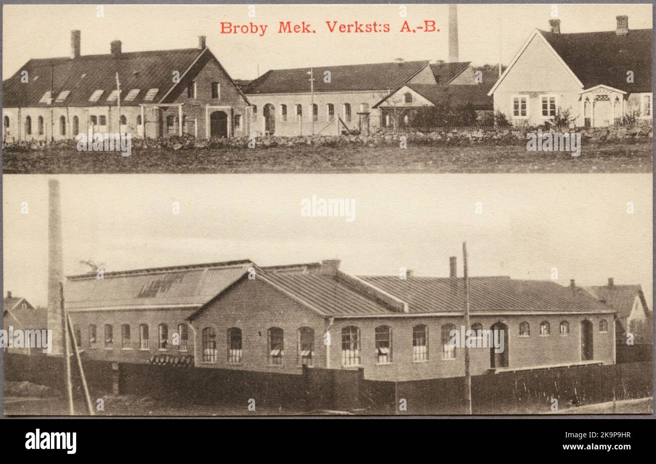 Broby Mechanical Workshop Stock Photo - Alamy