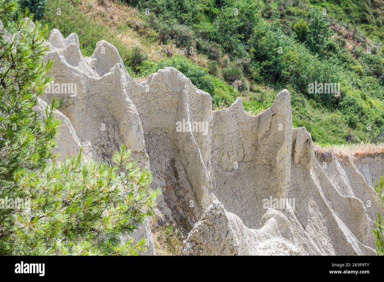 The calanchi di Atri with its stupendous and amazing clayey formations ...