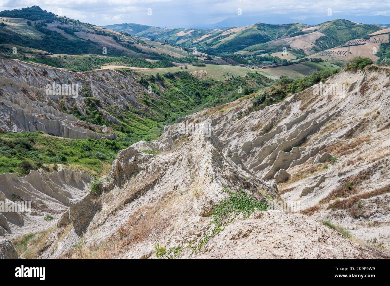 The calanchi di Atri with its stupendous and amazing clayey formations ...