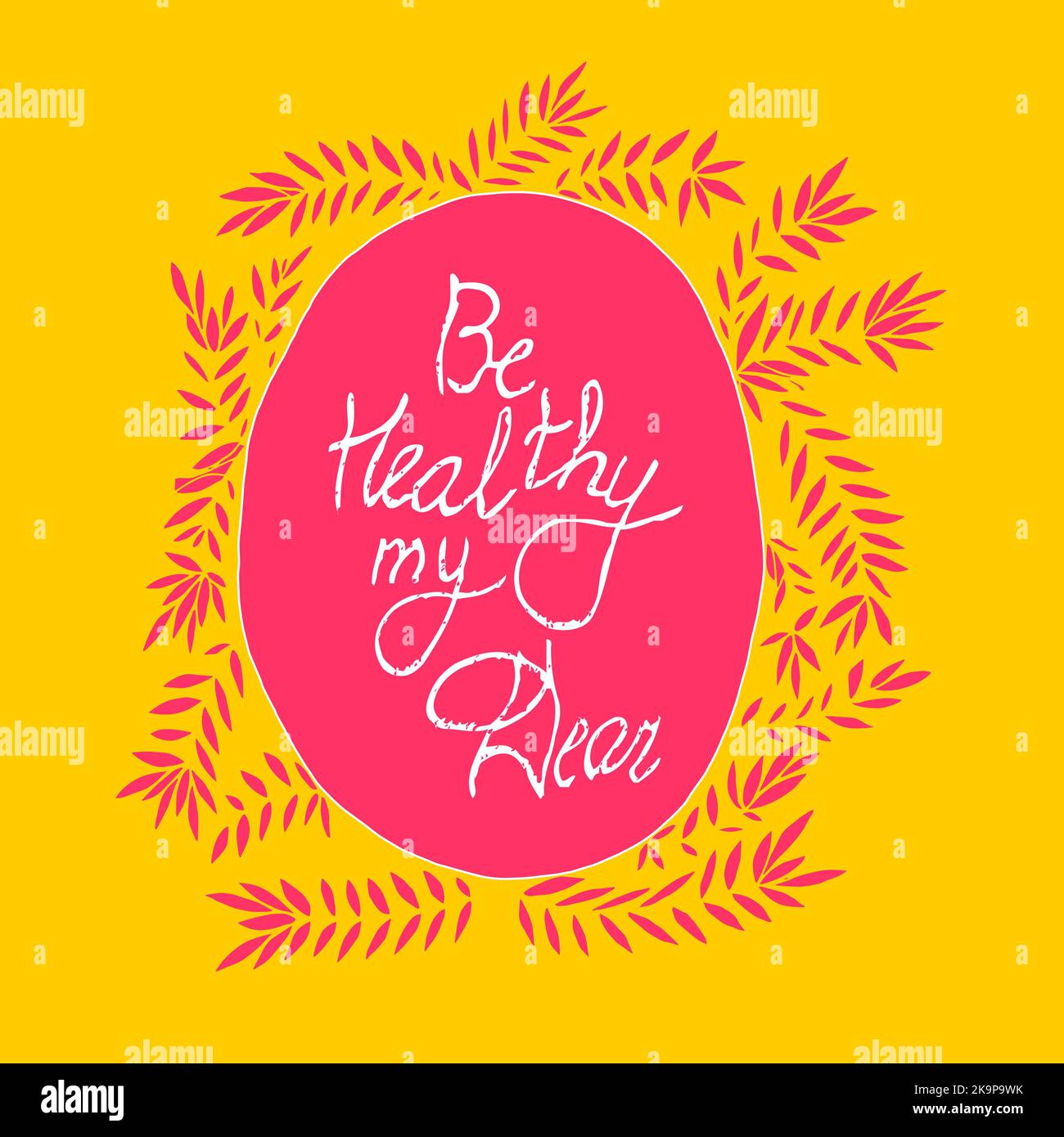 Decorative Card With Inspirational Quote Vector Calligraphy Hand