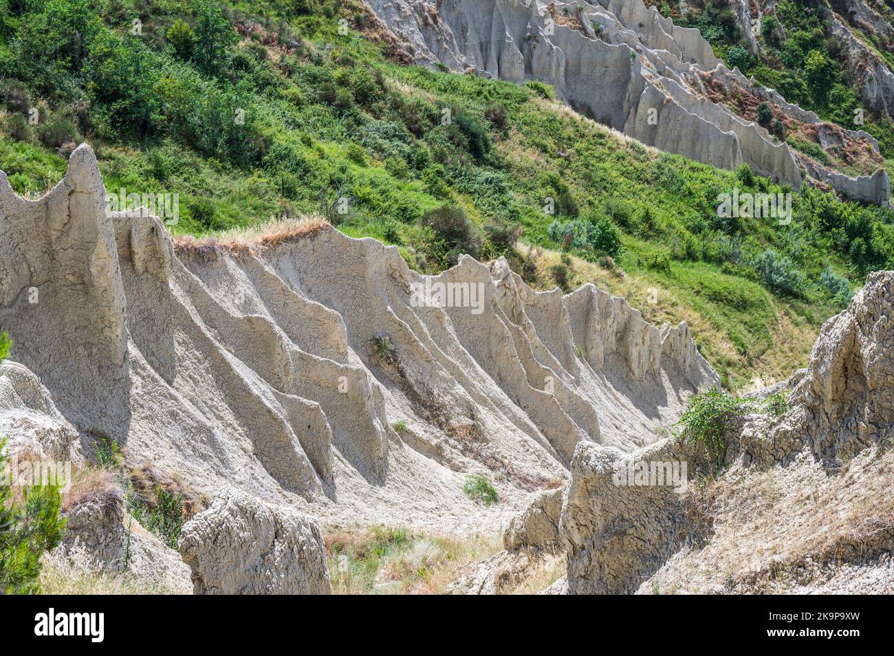 The calanchi di Atri with its stupendous and amazing clayey formations ...