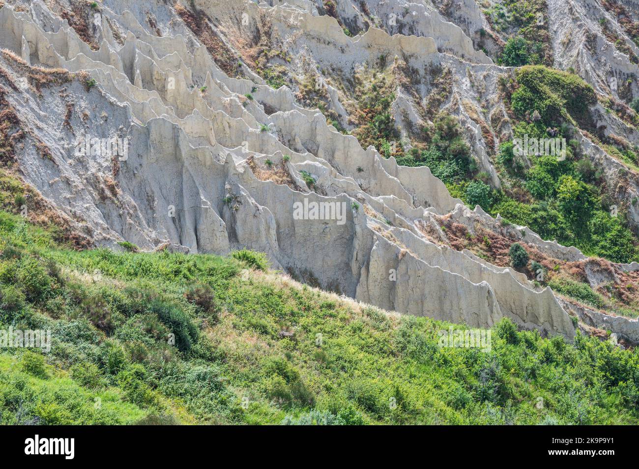 The calanchi di Atri with its stupendous and amazing clayey formations ...