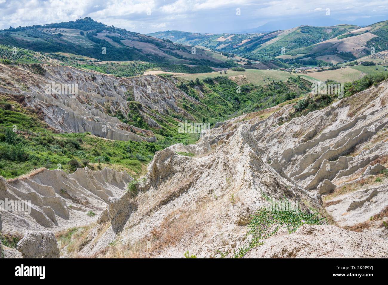 The calanchi di Atri with its stupendous and amazing clayey formations ...