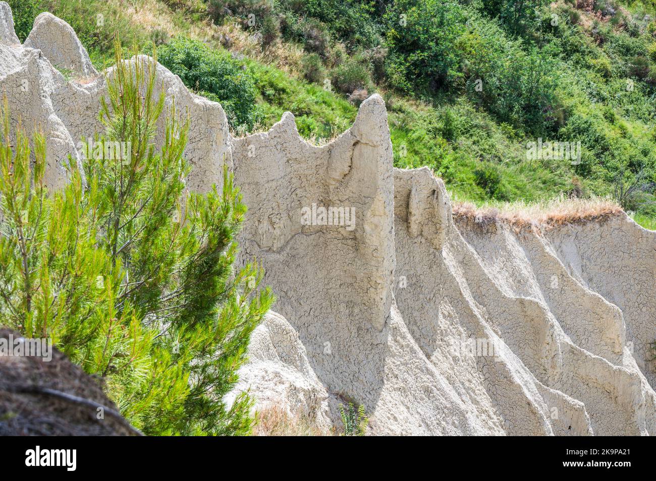 The calanchi di Atri with its stupendous and amazing clayey formations ...