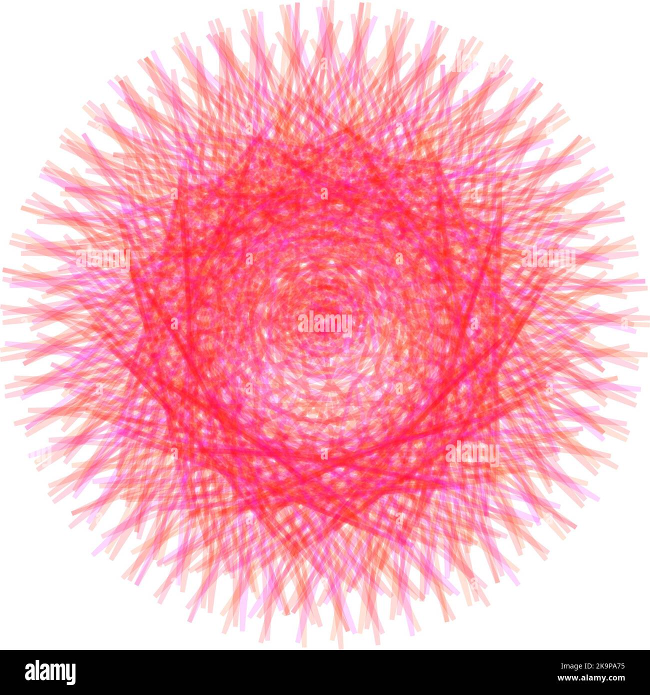 Abstract decorative floral spirograph circular element. shape Stock ...