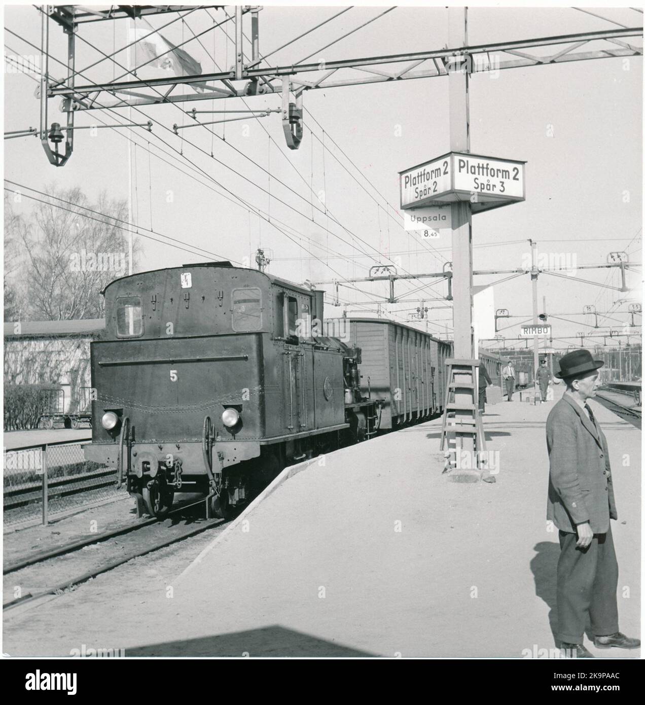 Stockholm - Rimbo Railway, SRJ. Dannemora-Harg Railway, DHJ Lok 5, at ...