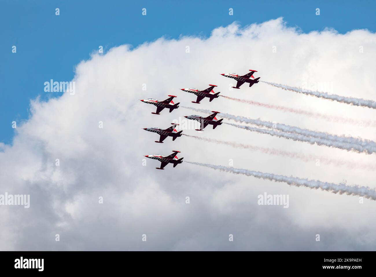 Istanbul, Turkey. 29th Oct, 2022. Turkish Air Force aerobatic ...
