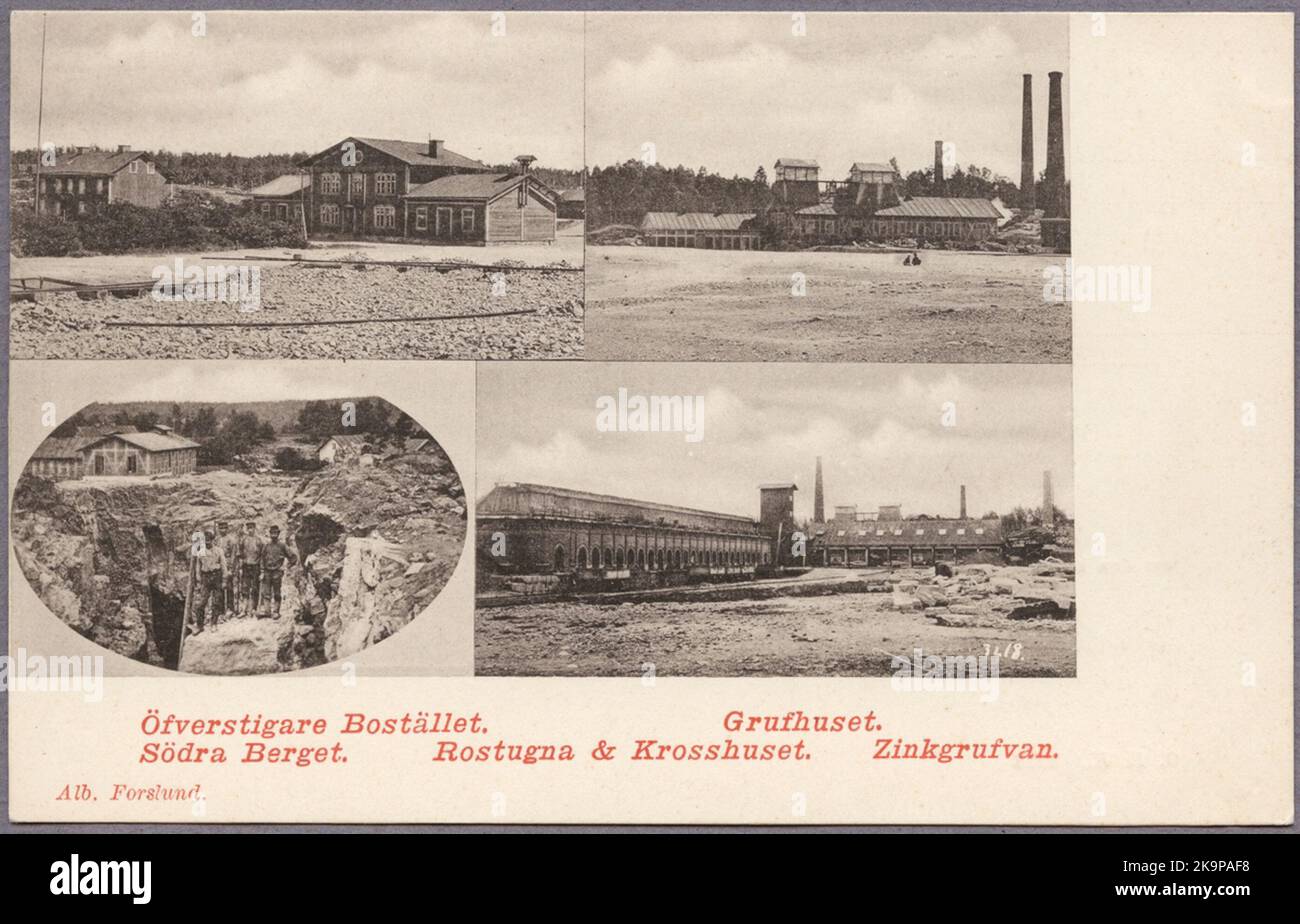 Parts of the zinc mine Stock Photo - Alamy