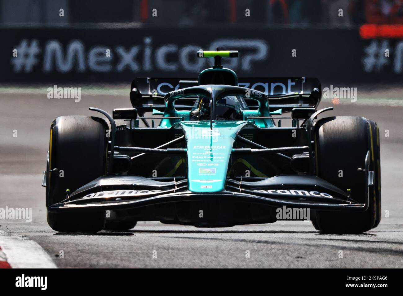Sebastian Vettel (GER) Aston Martin F1 Team AMR22. Mexican Grand Prix ...