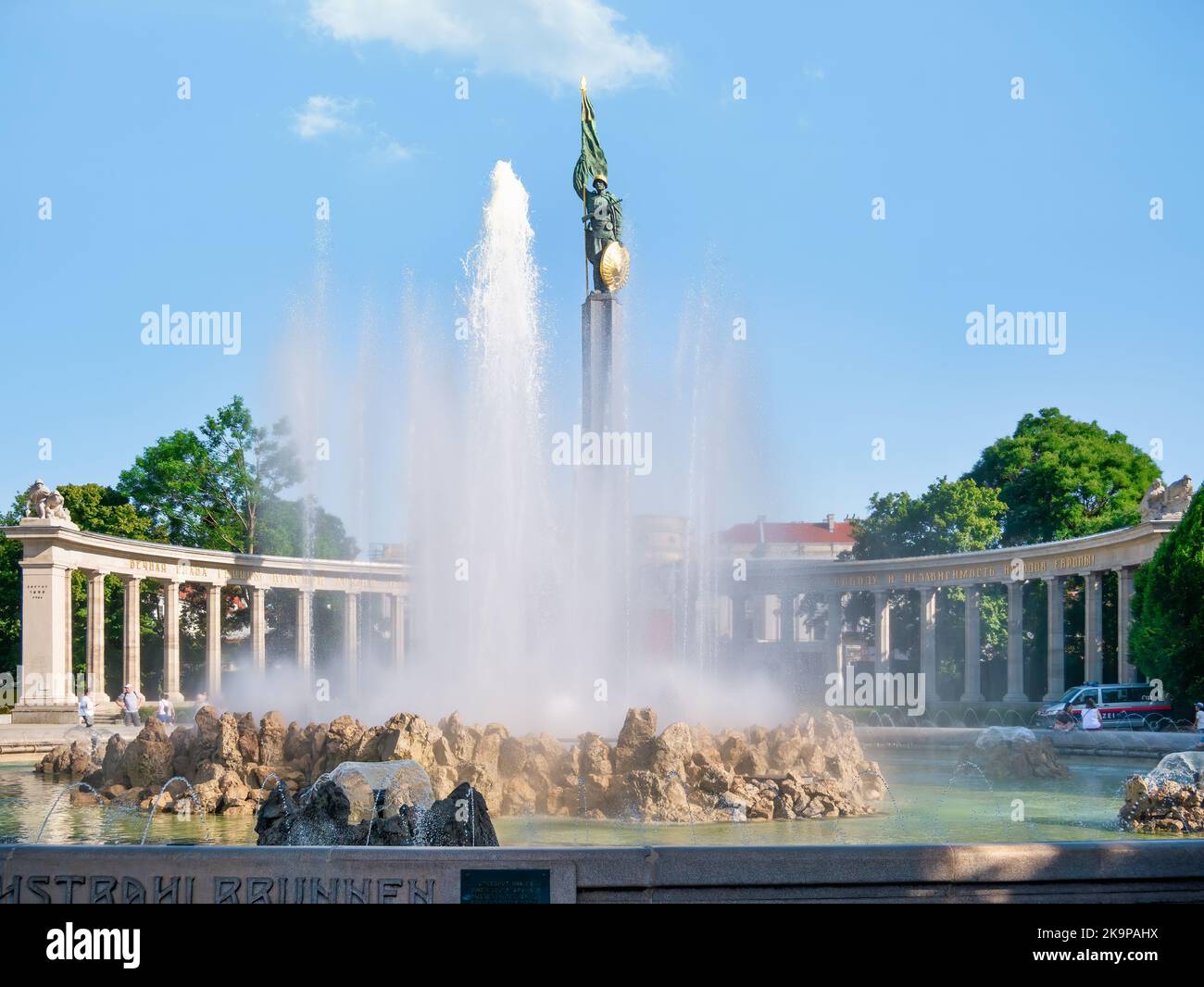 Vienna, Austria - June 2022: The Soviet War Memorial in Vienna (Denkmal ...
