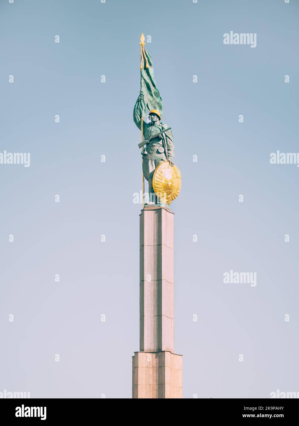 Vienna, Austria - June 2022: The Soviet War Memorial in Vienna (Denkmal ...