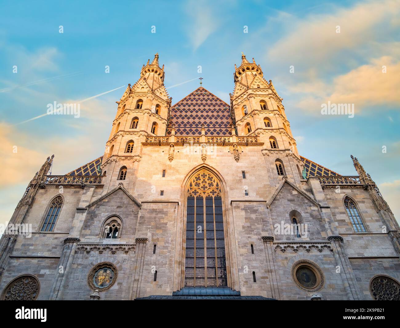 Vienna, Austria - June 2022: View with St. Stephen's Cathedral Medieval ...