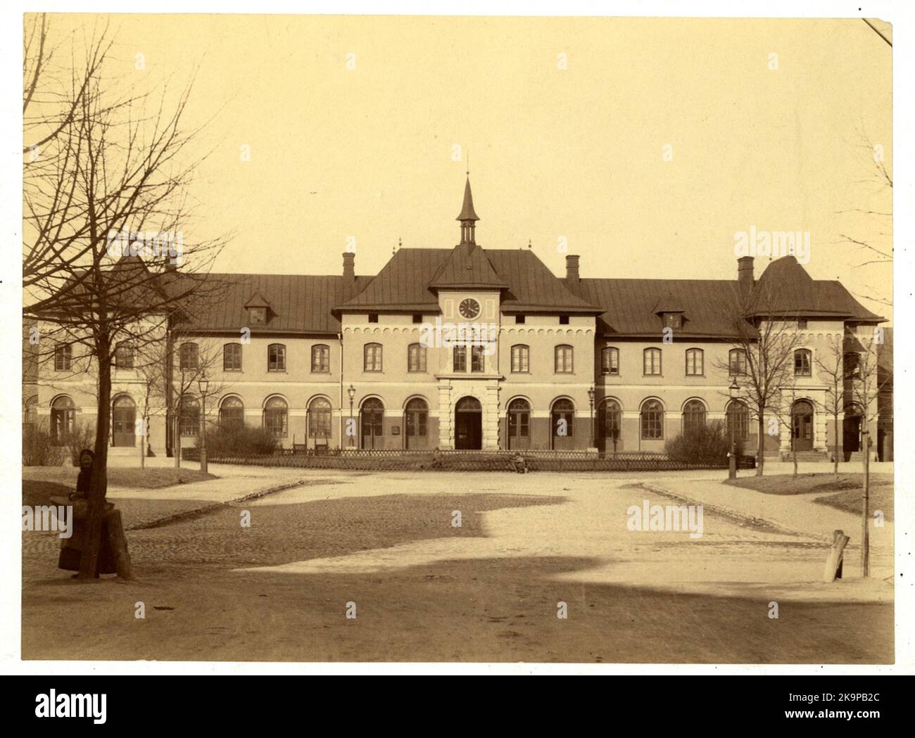 Uppsala station house from the street side Stock Photo - Alamy