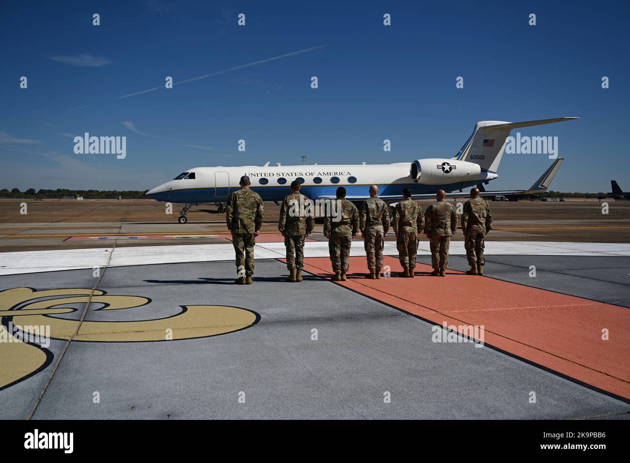 Secretary of the Air Force, Frank Kendall, departs Barksdale Air Force Base, La., Oct. 27, 2022 ...