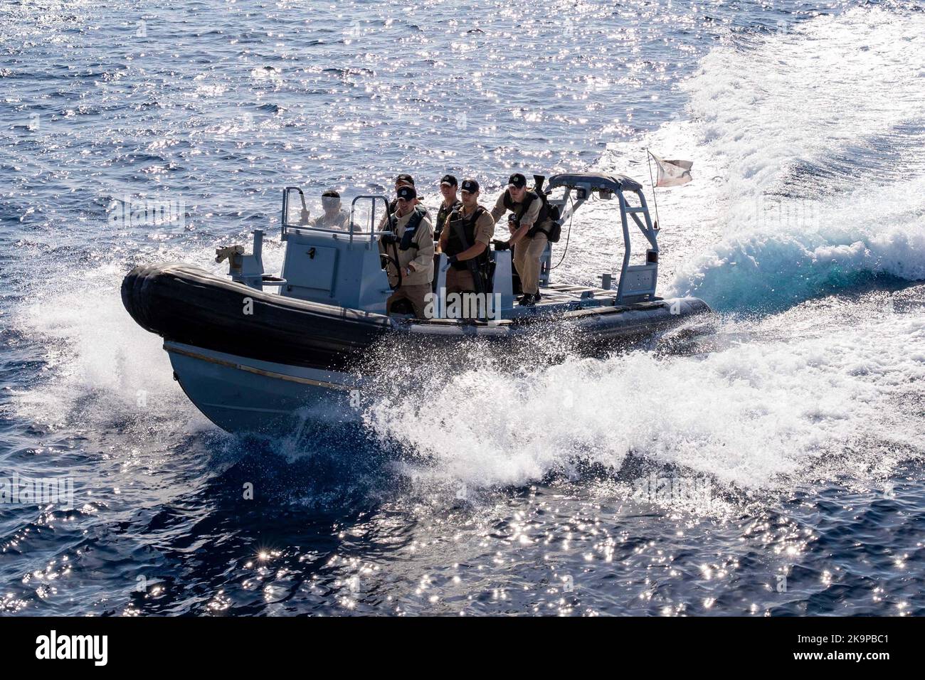 221027-N-TC847-1031 ADRIATIC SEA (Oct. 27, 2022) Sailors assigned to ...