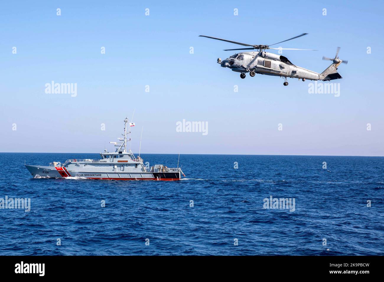 221027-N-TC847-1267 ADRIATIC SEA (Oct. 27, 2022) An MH-60R Sea Hawk ...
