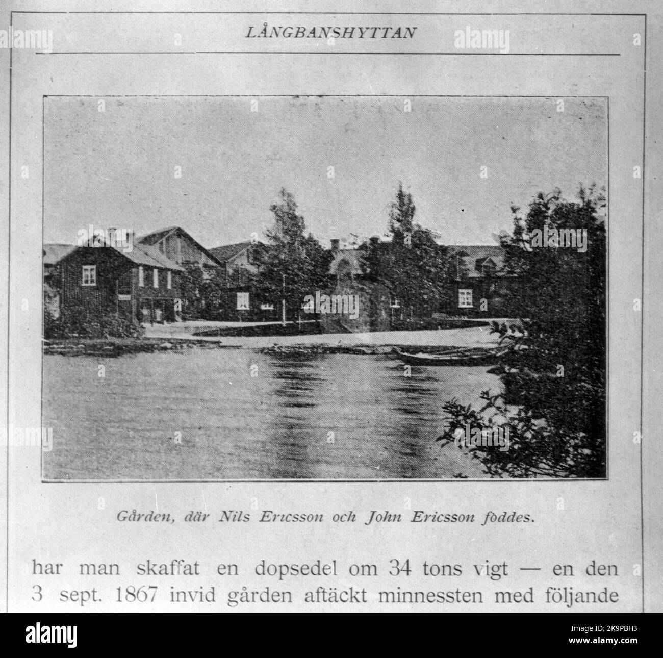 Nils and John Ericsson's childhood home Stock Photo - Alamy