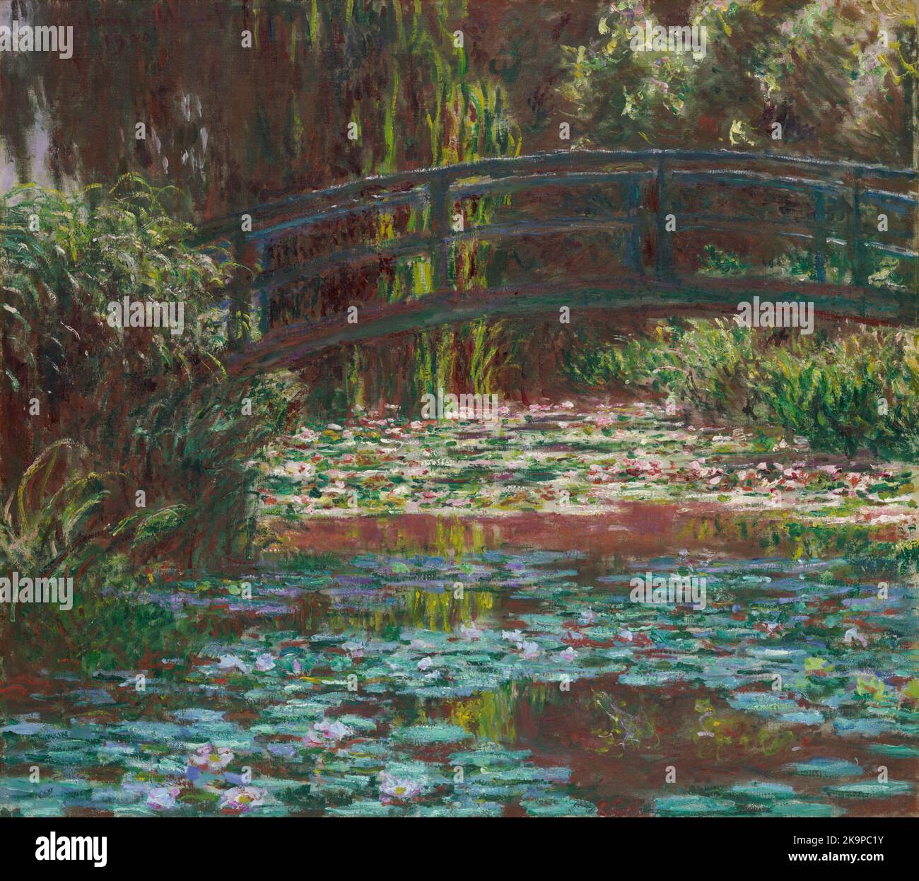 Water Lily Pond. Claude Monet. 1900 Stock Photo - Alamy