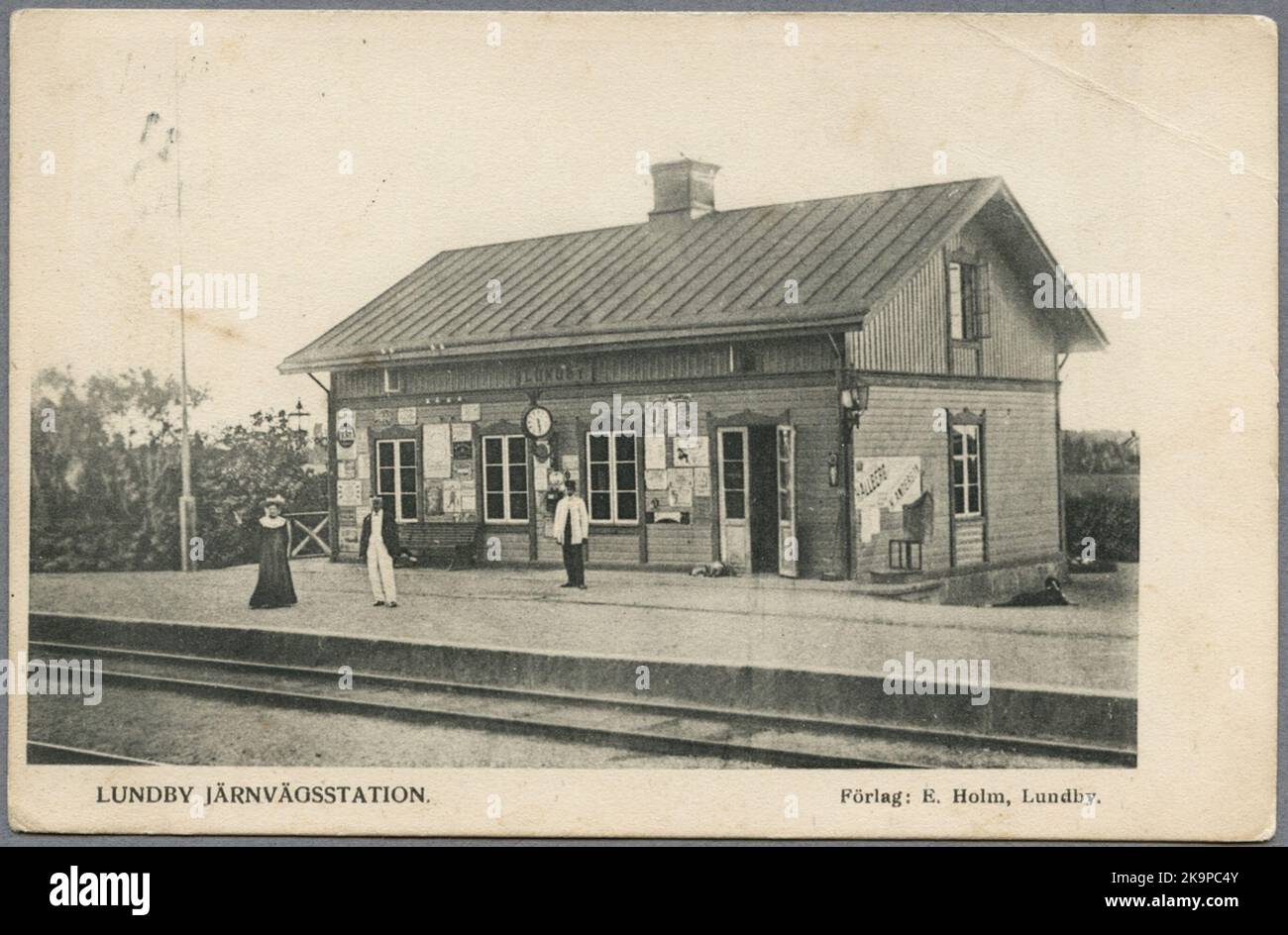 Lundby railway station Stock Photo - Alamy